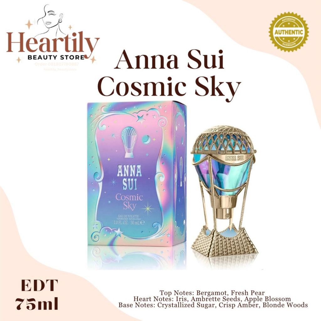 Jual [ HEARTILY BEAUTY ] ANNA SUI COSMIC SKY EDP 75 ML | Shopee Indonesia