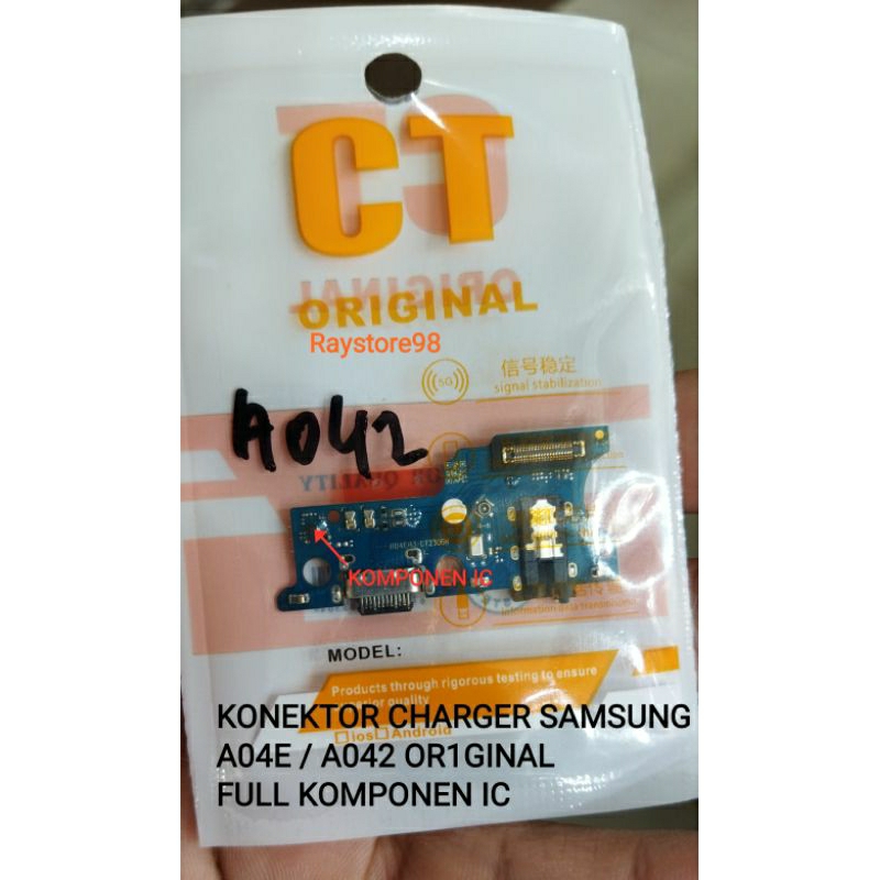 Jual Flexibel Charger A04E / A042 Full KOMPONEN IC Flexibel Flexible Papan Konektor Cas Samsung ...