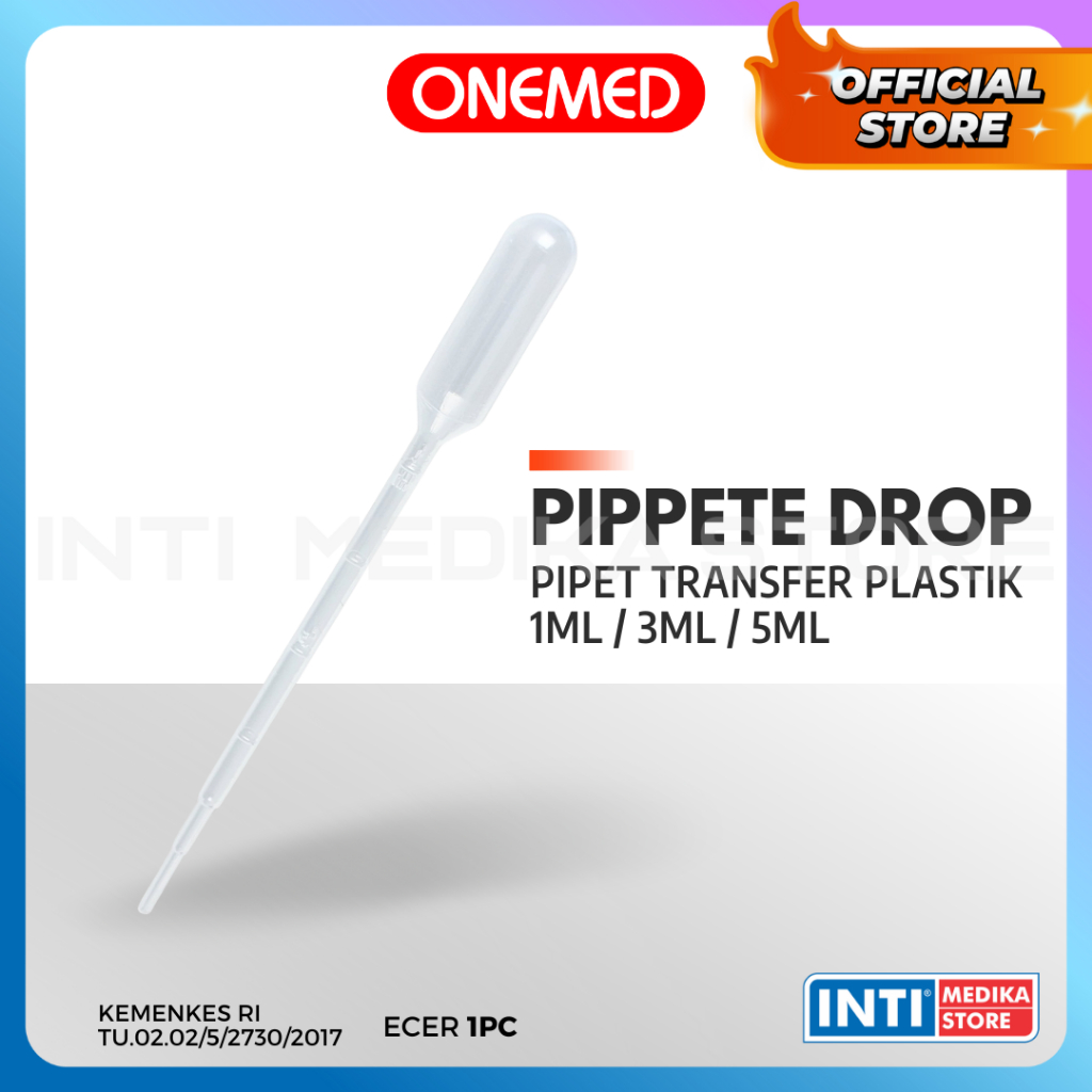 Jual ONEMED - Pipet Transfer Plastik 1ml / 3ml / 5ml | Pippete Drop ...