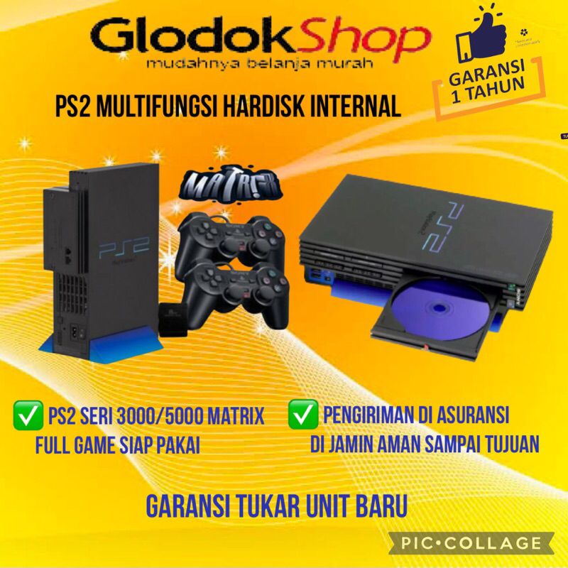Jual PS2 | PS 2 | PLAYSTASION2 | PLAYSTASION 2 MULTIFUNGSI BISA KASET ...