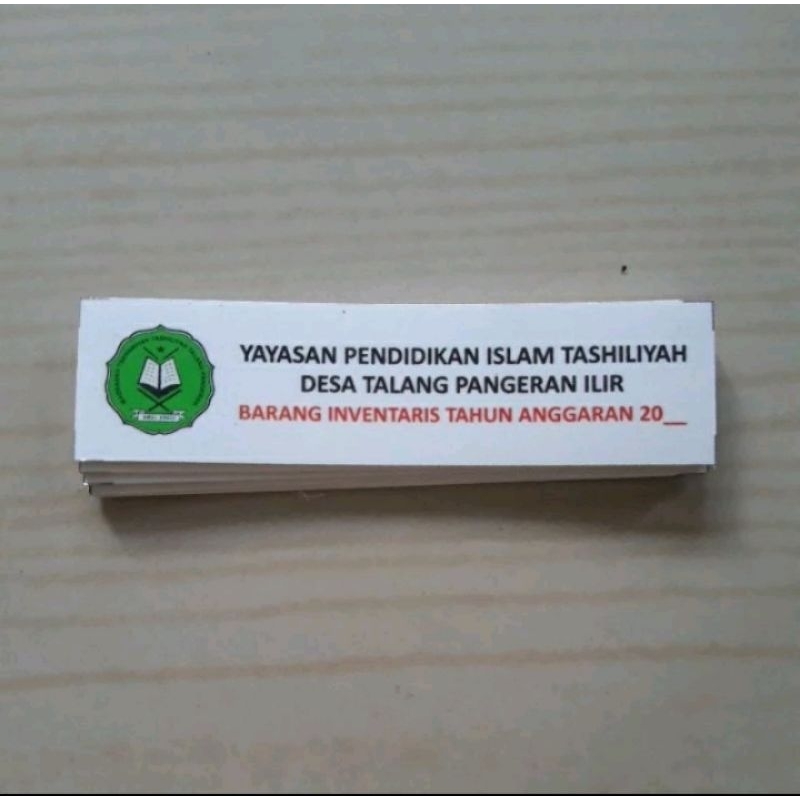 Jual Stiker Vinly Label Inventaris Barang | Shopee Indonesia