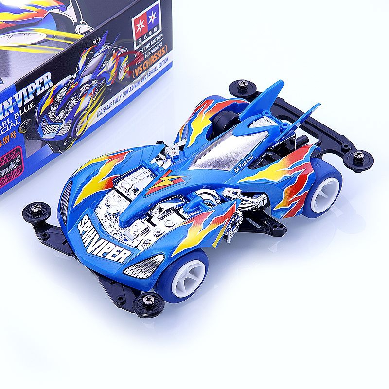 Jual Tamiya mini 4wd merk daxing spin viper peral blue special | Shopee ...