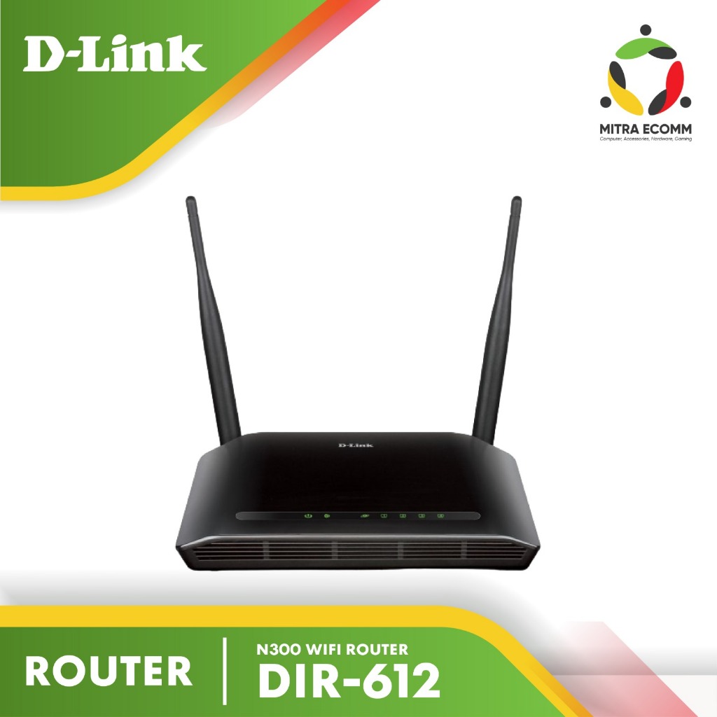 Jual Router D-Link DIR-612 Wireless N300 Fast Ethernet | Shopee Indonesia