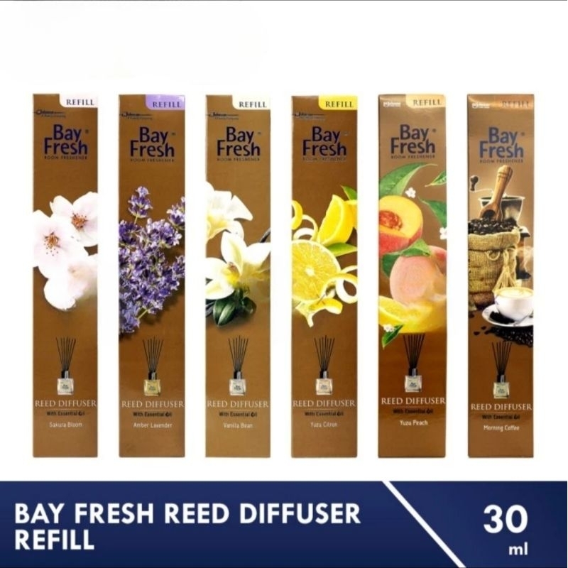 Jual Bayfresh Reed Diffuser 30 ml Pewangi Bathroom Ruangan Refill ...