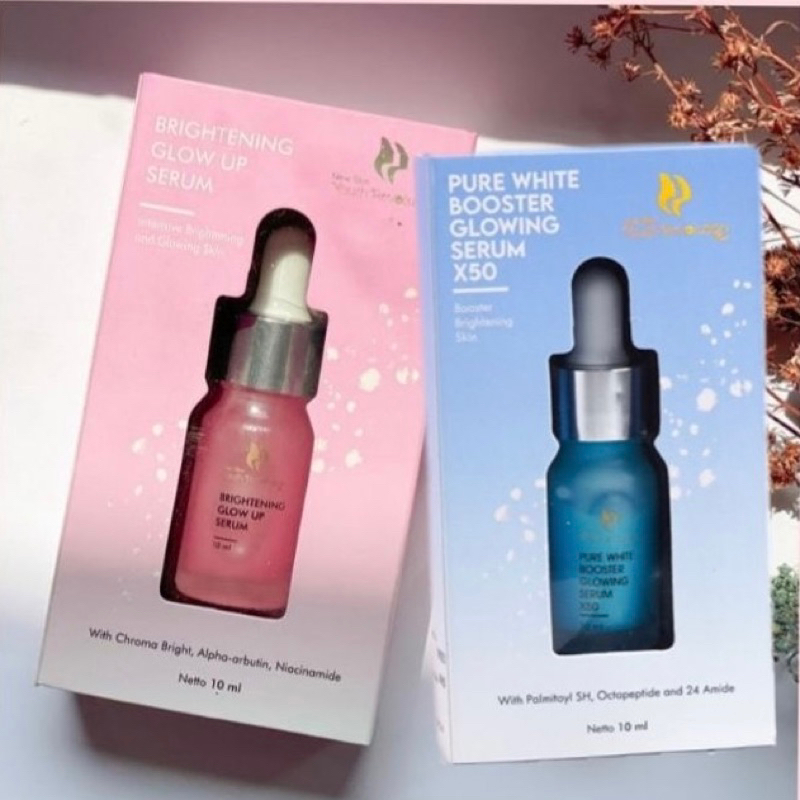 Jual PURE WHITE BOOSTER GLOWING SERUM X50 New skin Youth Revolution ...