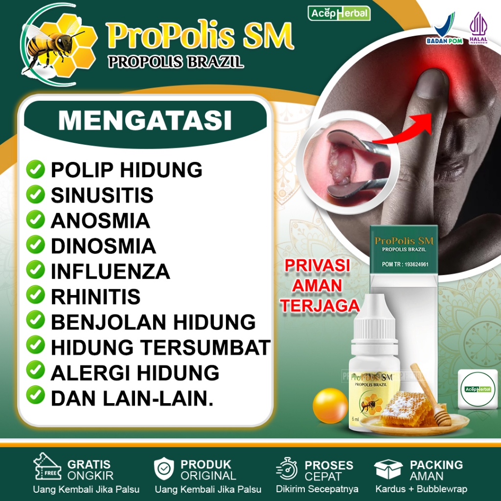 Jual Obat Polip Hidung Anak Dan Dewasa Benjolan Di Hidung Sinusitis ...