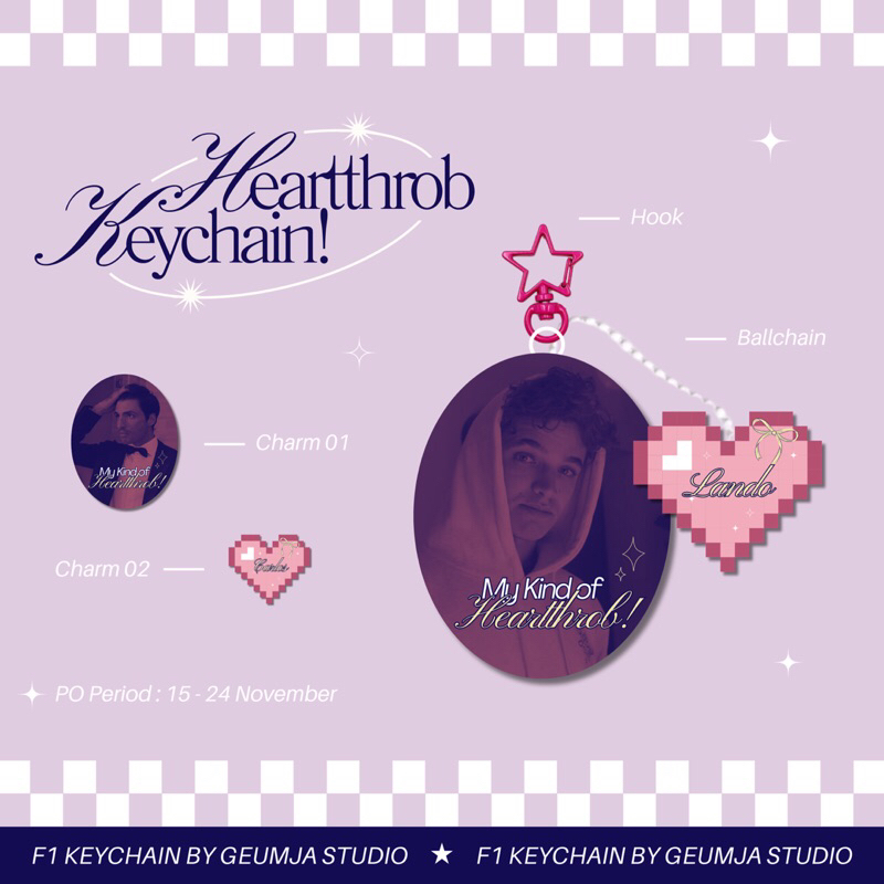 Jual F1 Heartthrob Keychain! (READY STOCK) | Shopee Indonesia