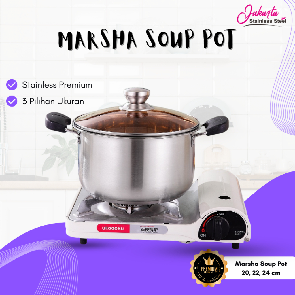 Jual JSS - Panci Sop Stainless Steel Panci Milk Pot Soup Pot Panci ...