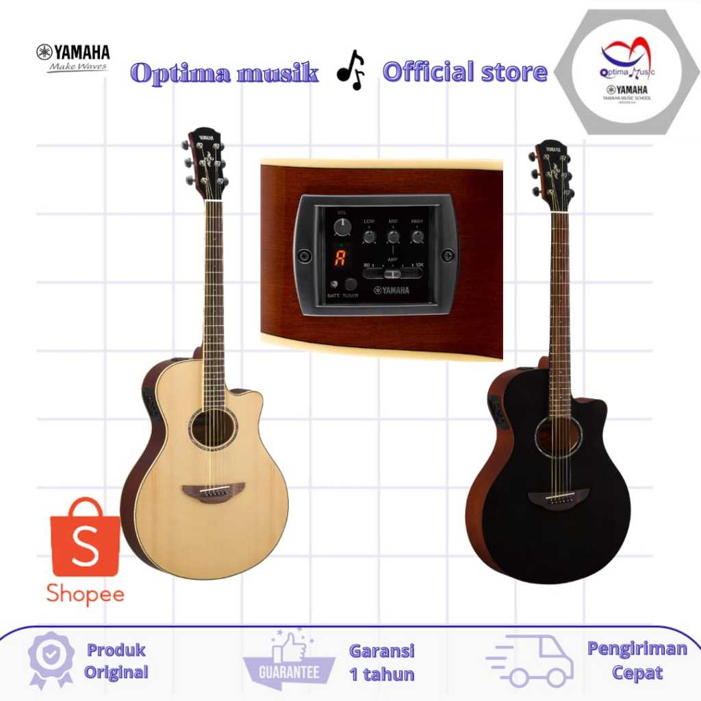Jual Gitar akustik elektrik Yamaha APX-600 / APX 600 / APX600 original | Shopee Indonesia