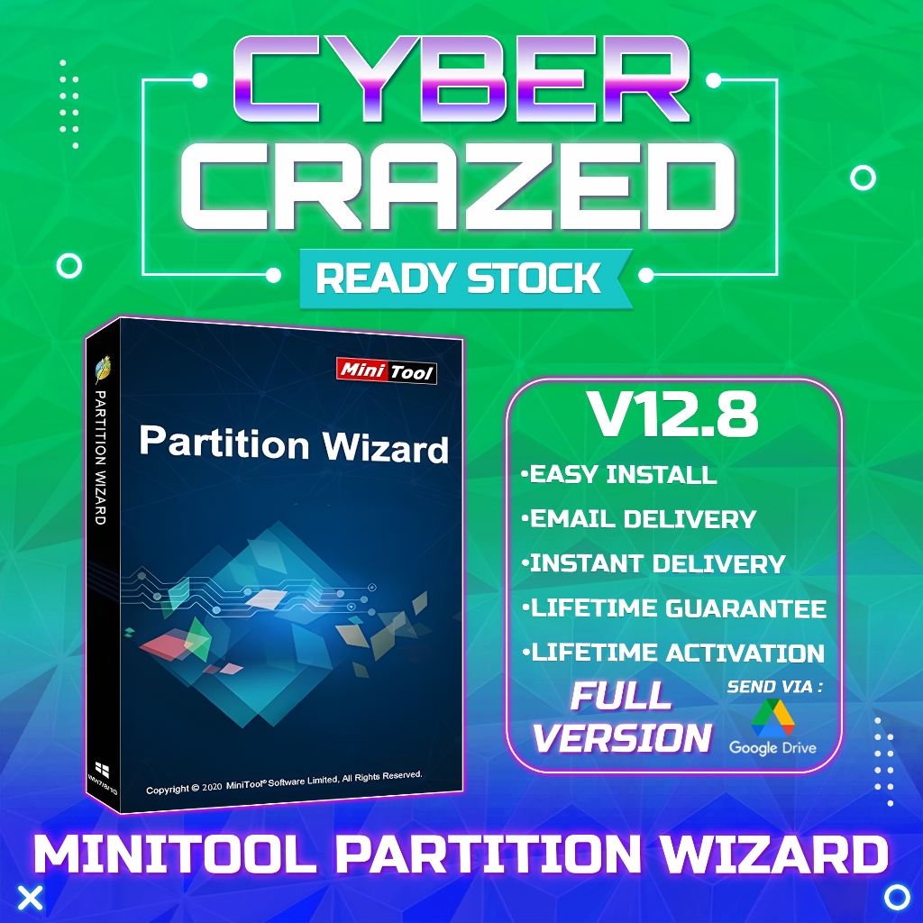 Jual Minitool Partition Wizard Technician 12 8 Full Version Versi