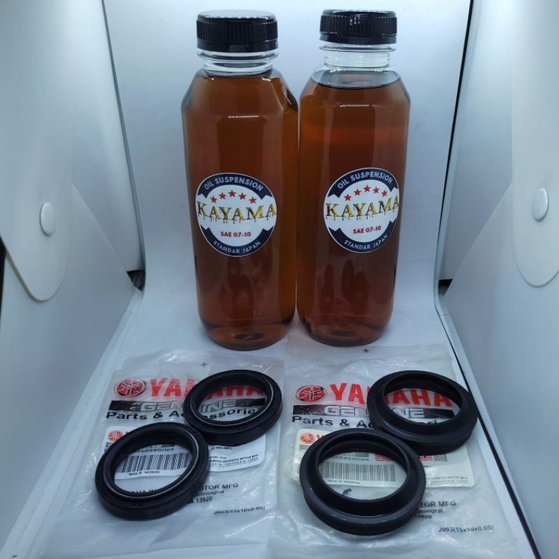 Jual Paket Seal Shock Depan Yamaha WR155 Original + Oli Kayama Standar ...