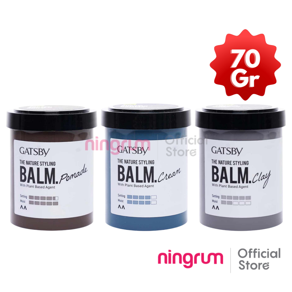 Jual Ningrum - Gatsby The Nature Styling Balm | Cream | clay | Pomade ...