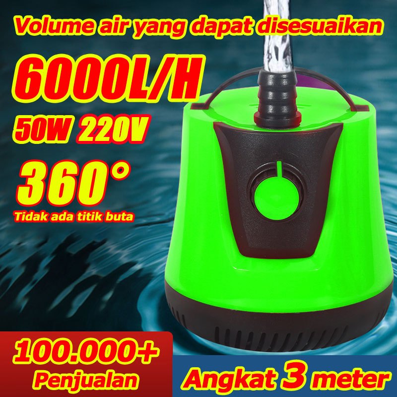 Jual Super hisap 6000L/H Pompa Air Pompa Air Celup Aquarium pompa ...