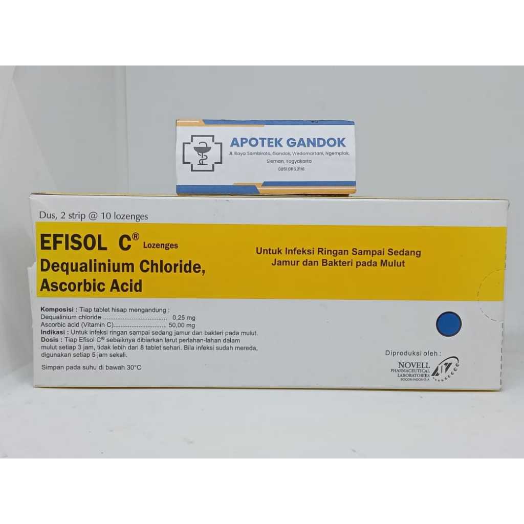 Jual Efisol-C obat radang tenggorokan membantu meredakan nyeri ...