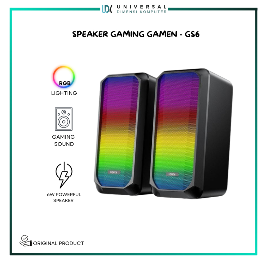 Jual SPEAKER GAMING - GAMEN GS6 | Shopee Indonesia