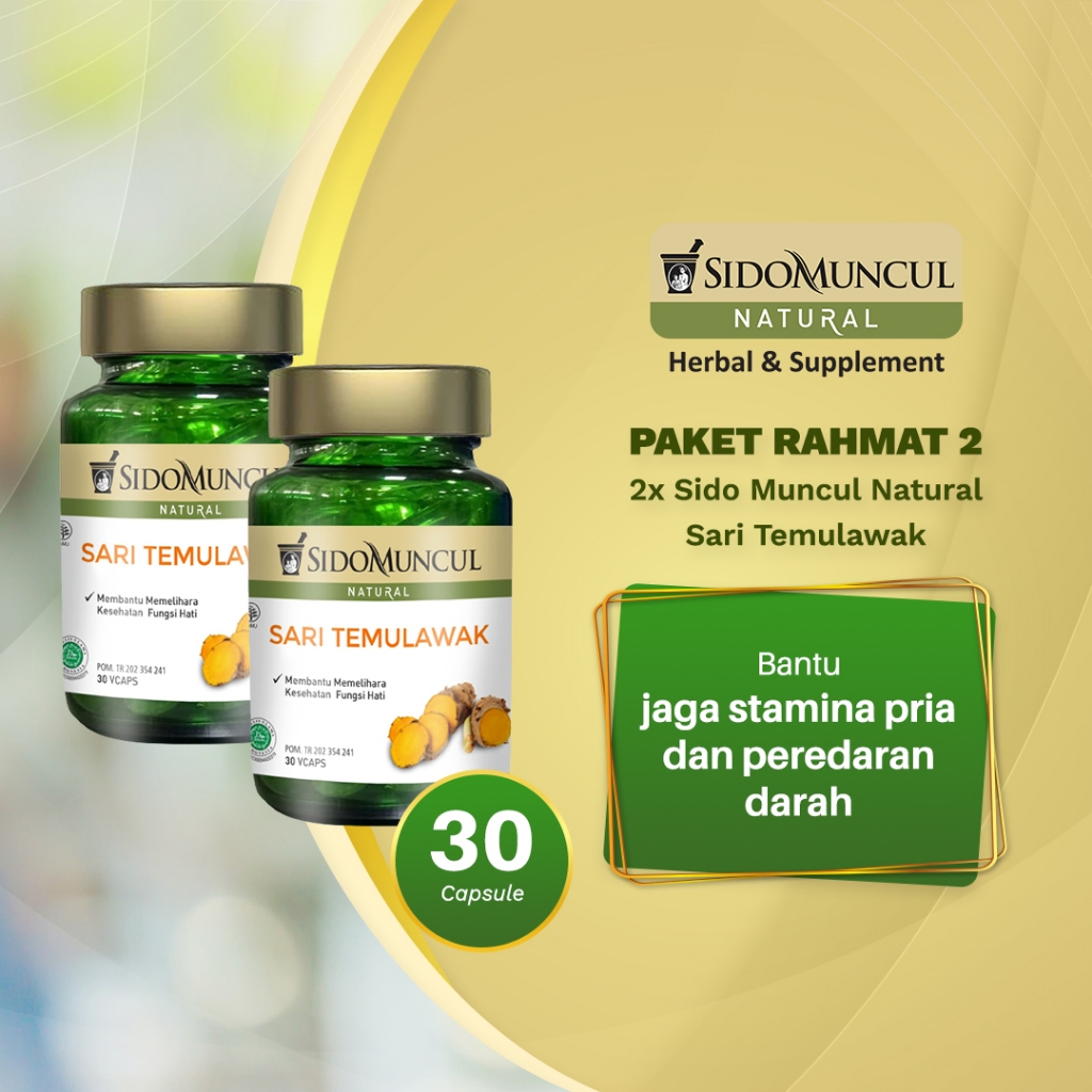 Jual Paket Rahmat 2 (Ramadhan Hemat) - 2 Botol Sido Muncul Natural Sari Temulawak | Shopee Indonesia