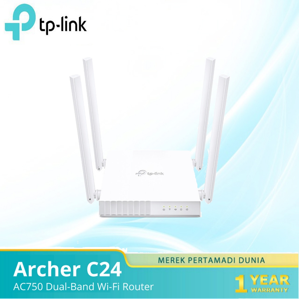 Jual Tp-Link Archer C24 AC750 Dual-Band Wi-Fi Router High Speed Wi-Fi | Shopee Indonesia