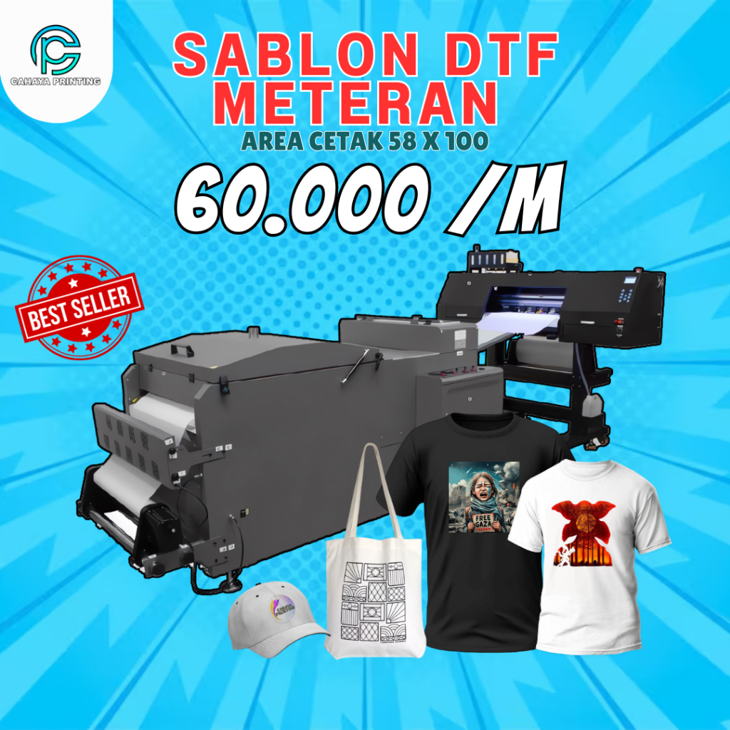 Jual Cetak DTF Meteran / Print DTF Meteran / Sablon Digital | Shopee Indonesia
