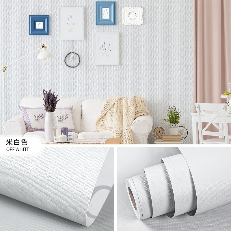 Jual Wallpaper Dinding Polos Light Grey 9m s/d 10m x 45cm | Shopee ...
