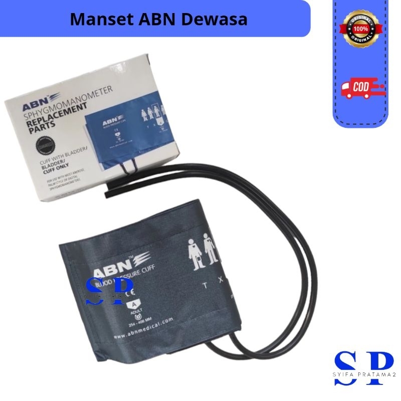 Jual Manset Tensimeter ABN Dewasa / Anak Selang 2 Manset Tensi Manual ...
