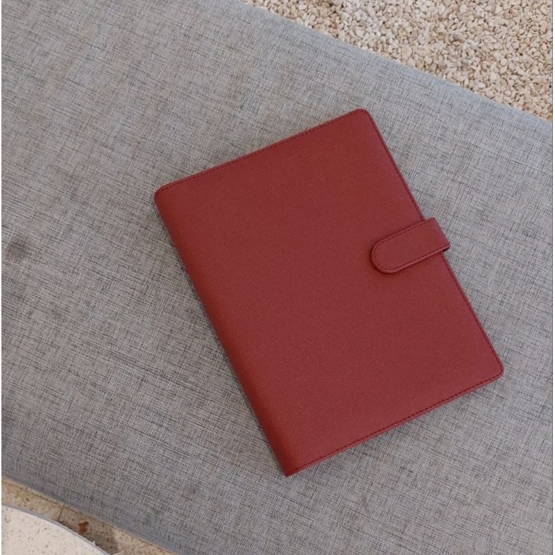 Jual Binder Note A5 Premium Polos Dengan Kancing 20 ring | Shopee Indonesia