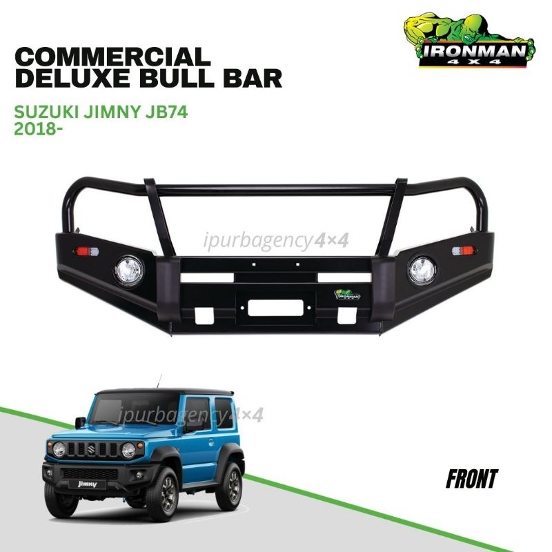 Jual IRONMAN 4X4 COMMERCIAL DELUXE BULL BAR FOR SUZUKI JIMNY JB74 2018 ...