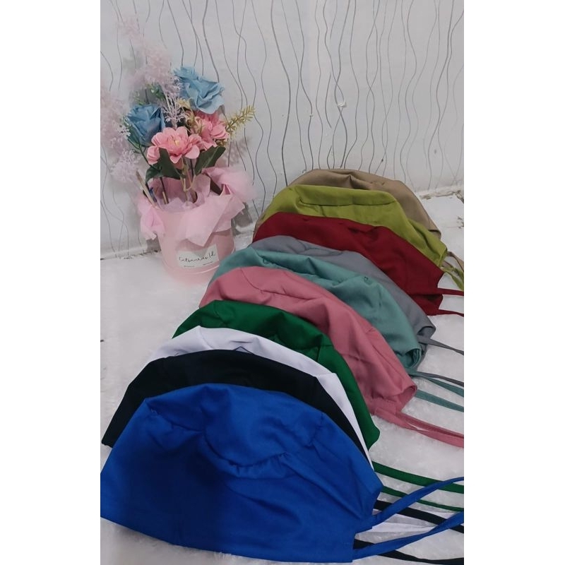 Jual topi cheff/ topi medis ok/ topi pabrik/ topi karyawan/topi koki ...