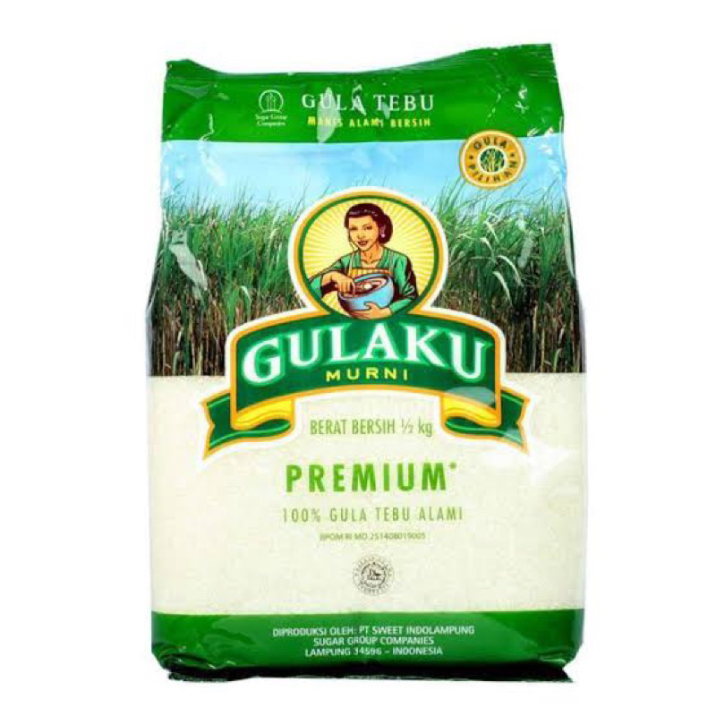 Jual GULA PASIR GULAKU 1/2kg (500gr) | Shopee Indonesia