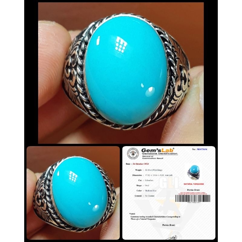Jual PIRUS POLOS PERSIAN IRAN ( + RING PERAK ASLI ) | Shopee Indonesia