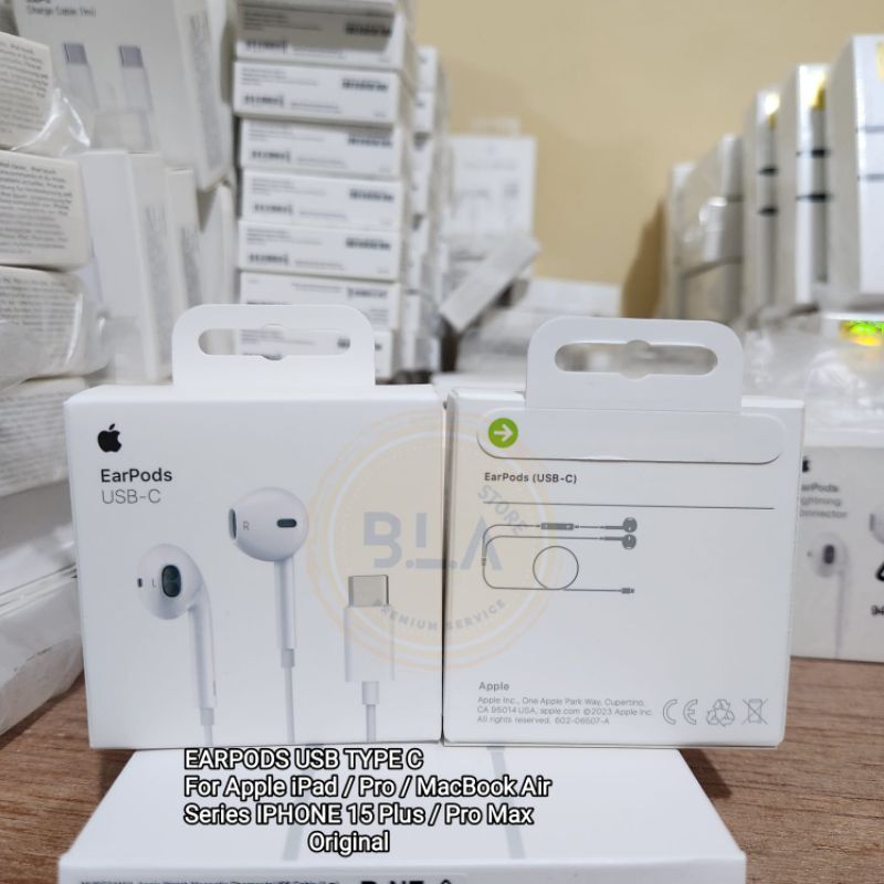 Jual EARPODS USB-C HANDSFREE SERIES IP 15 PRO MAX | Shopee Indonesia