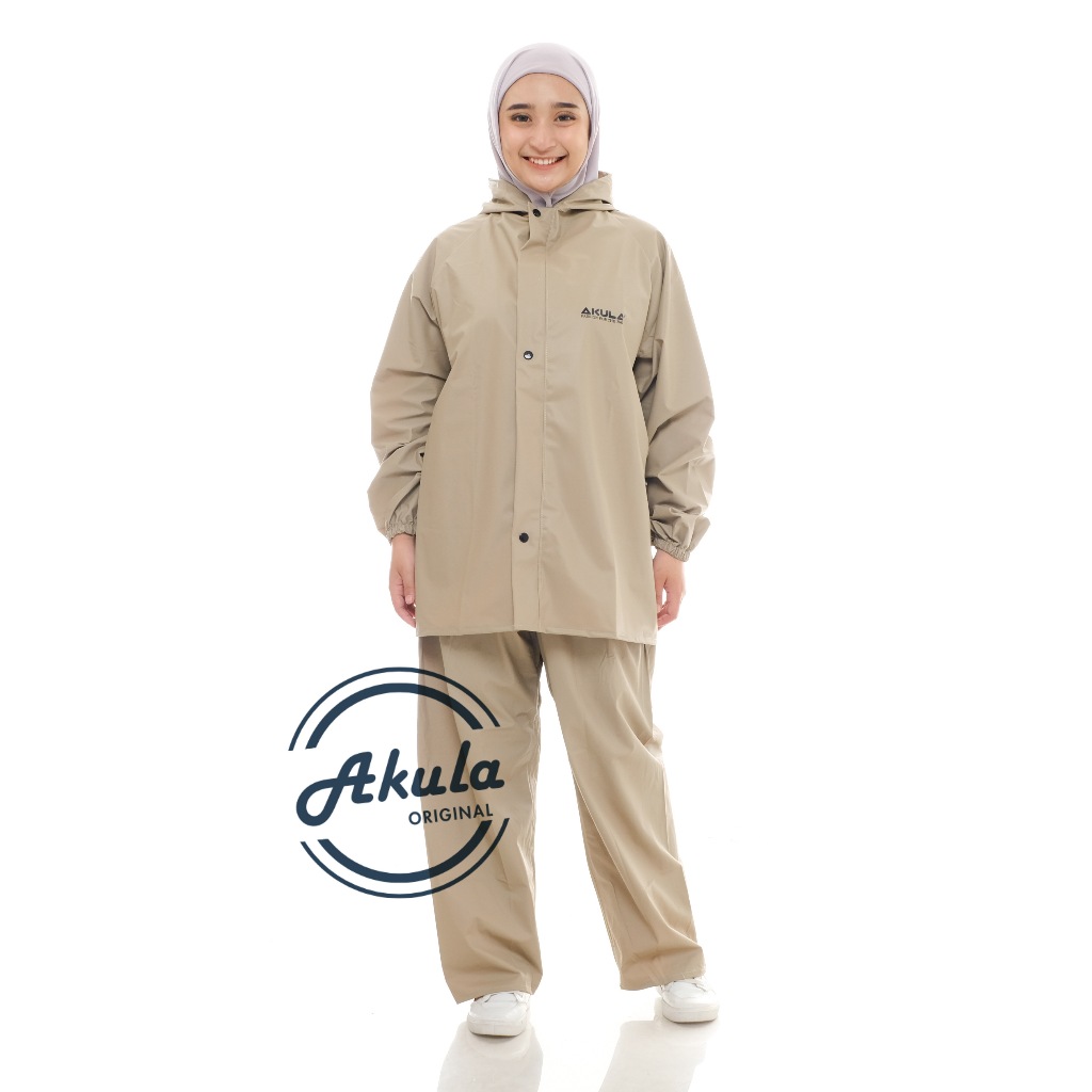 Jual Jas Hujan AKULA Mantel Pria Wanita Baju Dan Celana Dewasa Anti ...