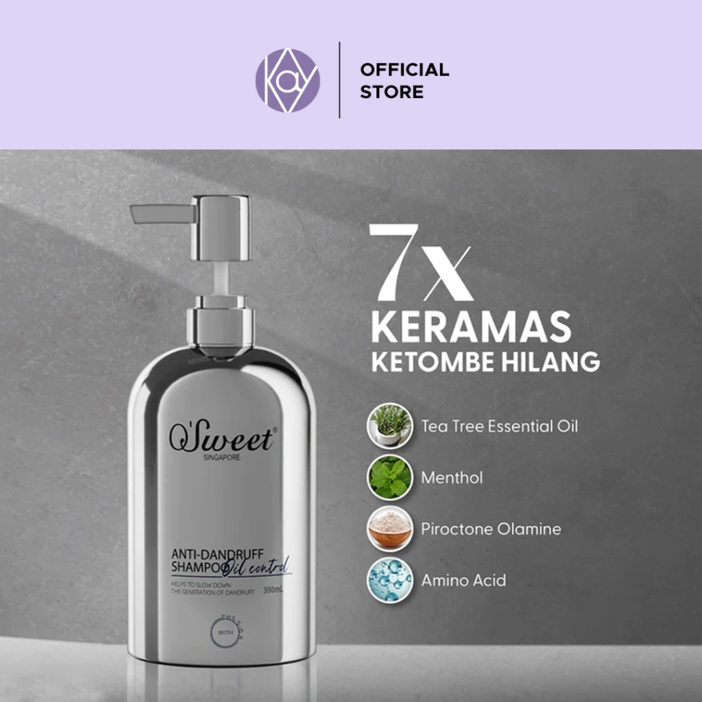 Jual O'Sweet Singapore Anti-Dandruff & Oil Control Shampoo / Shampo ...