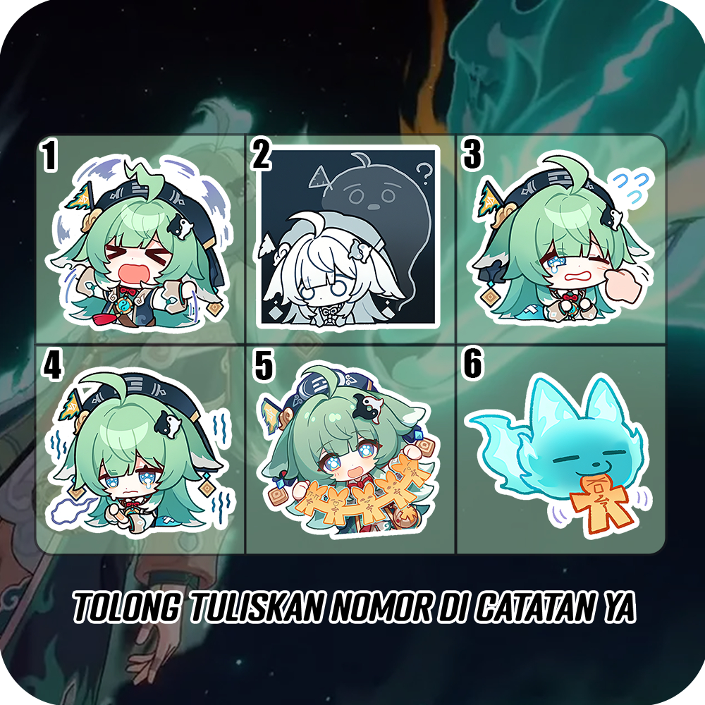 Jual Stiker Glossy Huohuo Honkai Star Rail, Sticker Anime Game | Shopee ...