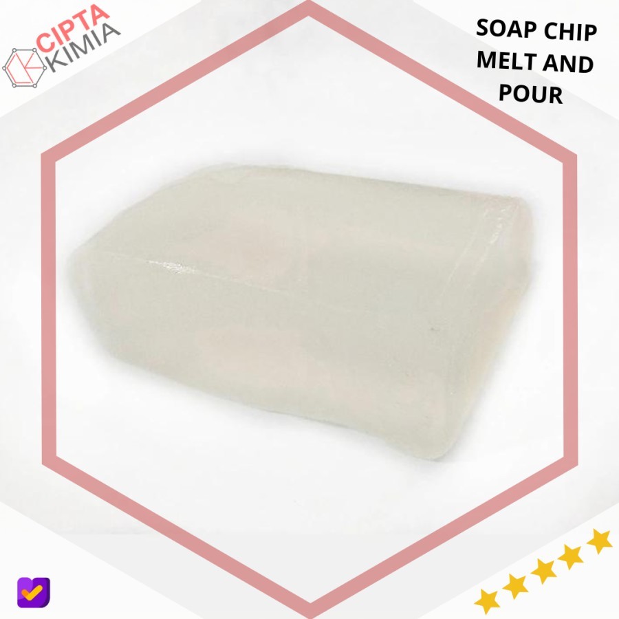 Jual soap chip transparan / Melt and Pour Transparent Base Chip Soap ...