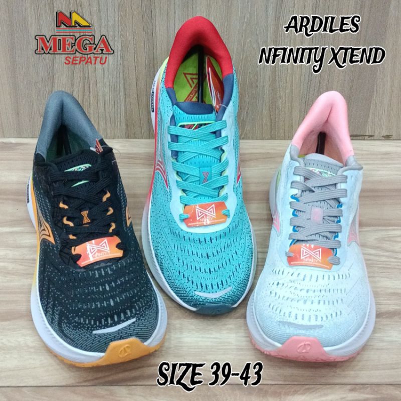 Jual SEPATU RUNNING LARI PRIA TERBARU MEREK ARDILES NFINITY XTED ...