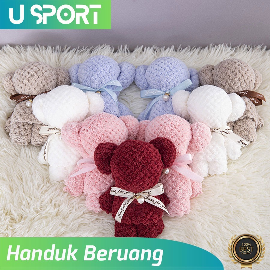 Jual Gift towel bear cute/ Handuk cute souvenir gift handuk lap wajah ...
