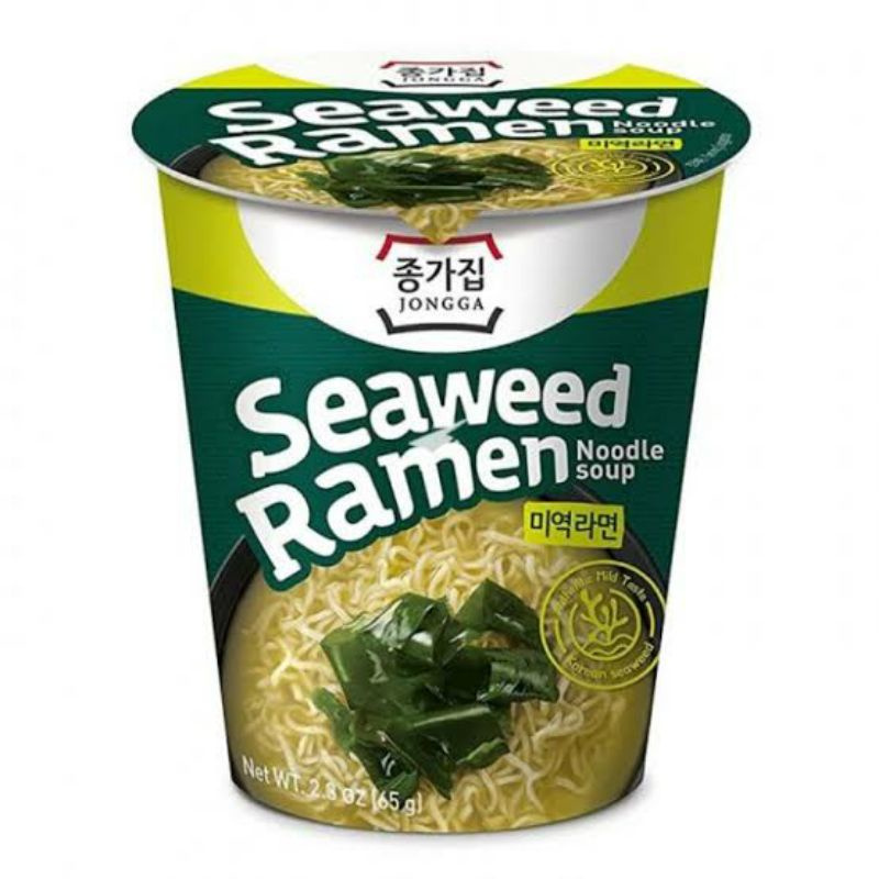 Jual Jongga Seaweed Ramen HALAL 65gram - Mie Ramen Sup Rumput Laut ...