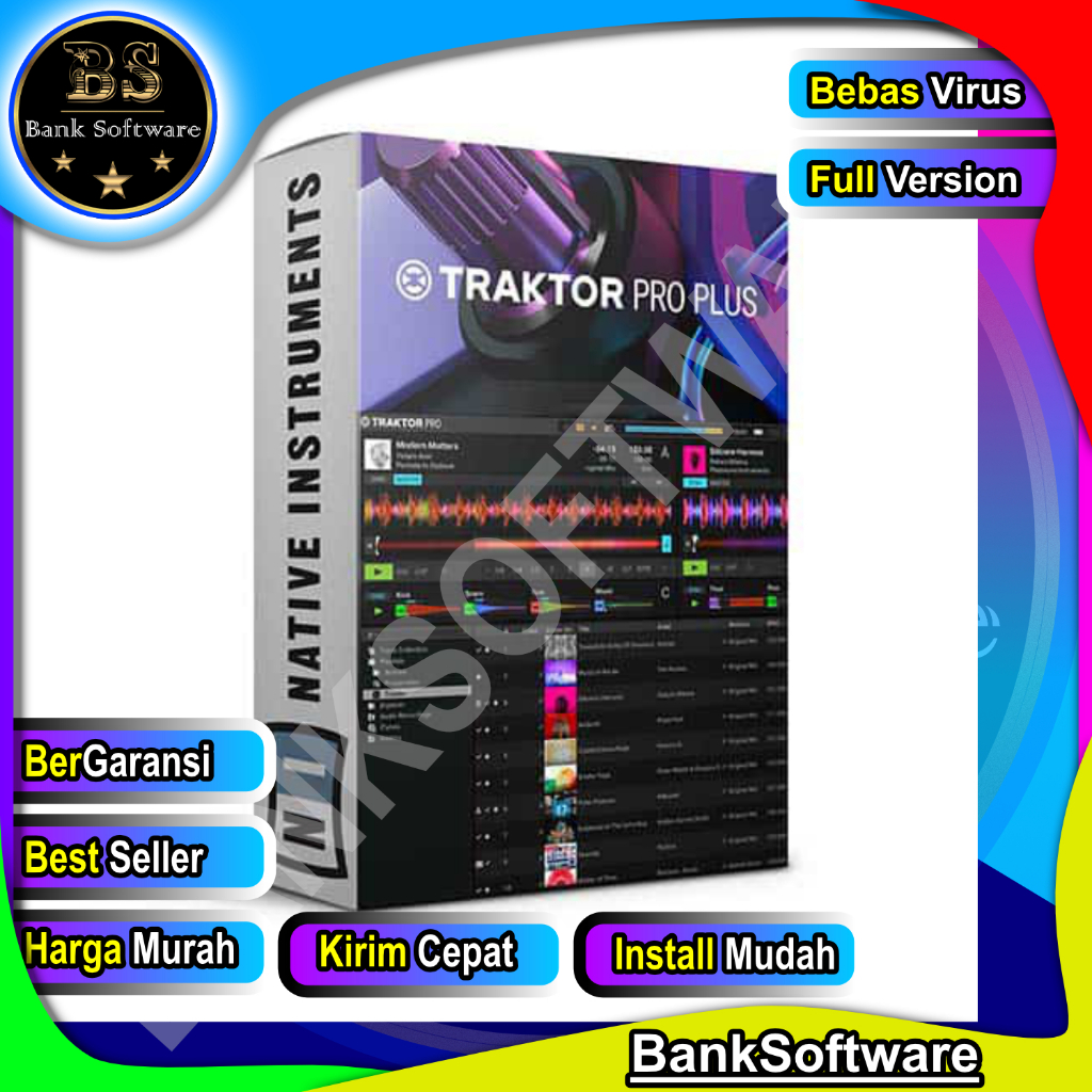 Jual Native Instruments Traktor Pro Plus v3.11 2024 Win | Mac Os Virtual DJ Studio Full Version ...