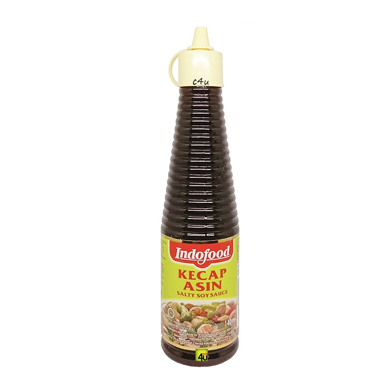 Jual Kecap Asin Salty Soy Sauce Indofood kemasan botol 140 ml | Shopee ...