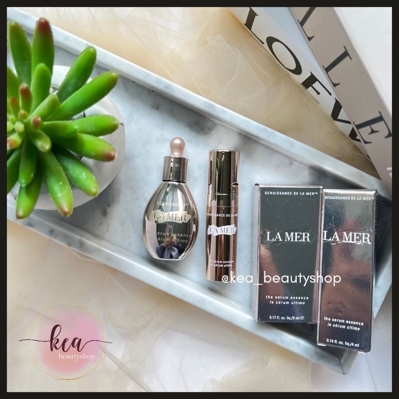 Jual LA MER LAMER GENAISSANCE DE LA MER THE SERUM ESSENCE 4ml/5ml | Shopee Indonesia