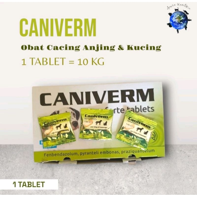 Jual Caniverm untuk Cat dan Dog - Obat Cacing Untuk Hewan Kesayangan ...