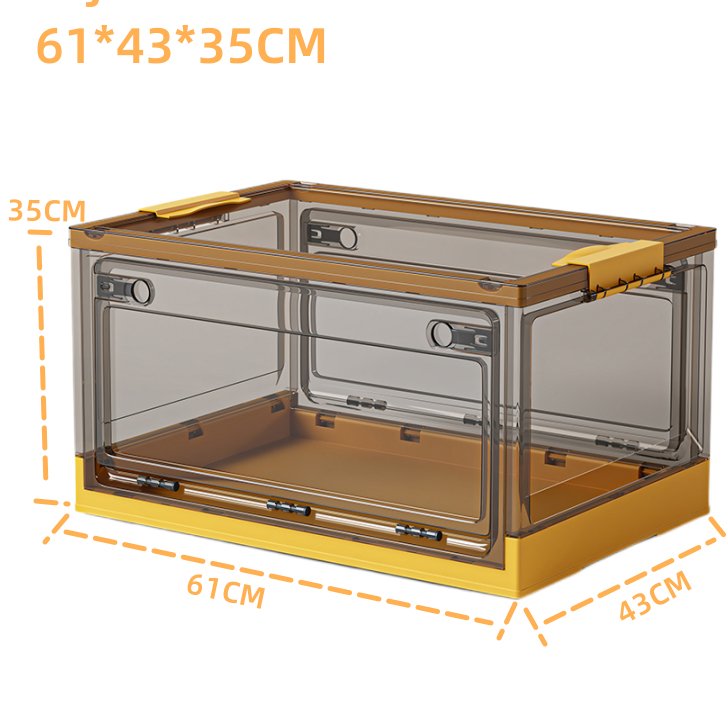 Jual Transparan Storage box Foldable Penyimpanan Box Kapasitas ekstra ...
