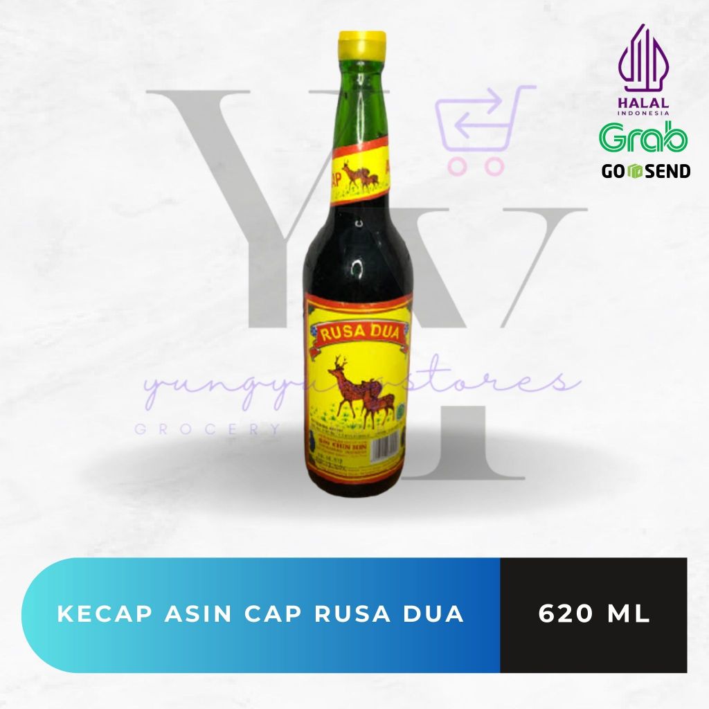 Jual Kecap Asin Singkawang Kalimantan Cap Rusa Dua Botol 620 ml ...