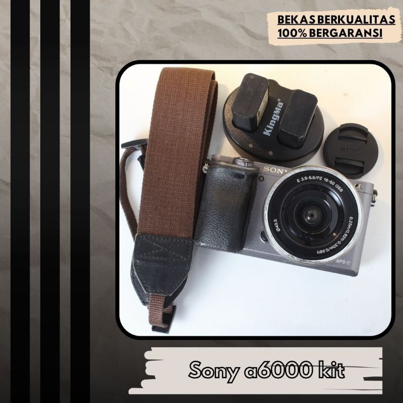 Jual Sony a6000 lensa kit 16-50mm kamera mirolles sony | Shopee Indonesia