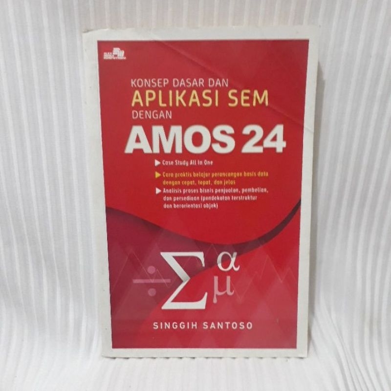 Jual KONSEP DASAR DAN APLIKASI SEM DENGAN AMOS 24 | Shopee Indonesia