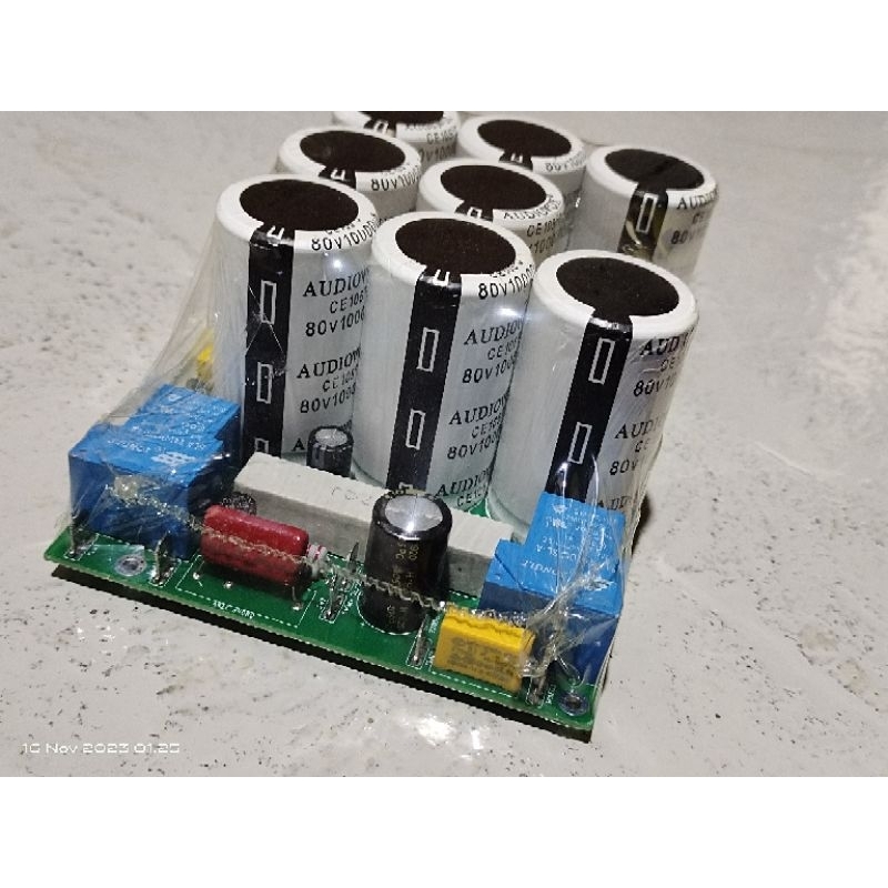 Jual Kit PSU 8 elco class AB + protector + softstart komplit elco ...