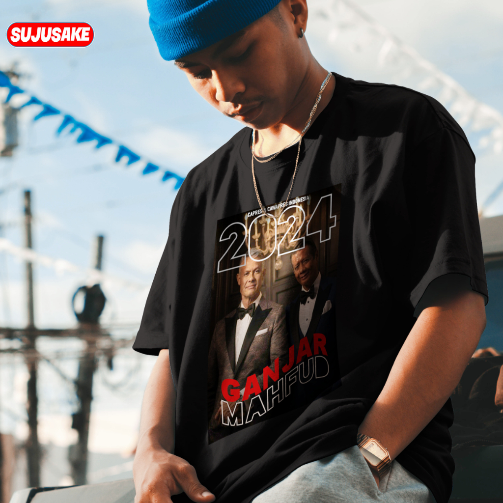 Jual Kaos Baju Pak Ganjar Pranowo Mahmud Md Pdi Presiden 2024 Premium | Shopee Indonesia