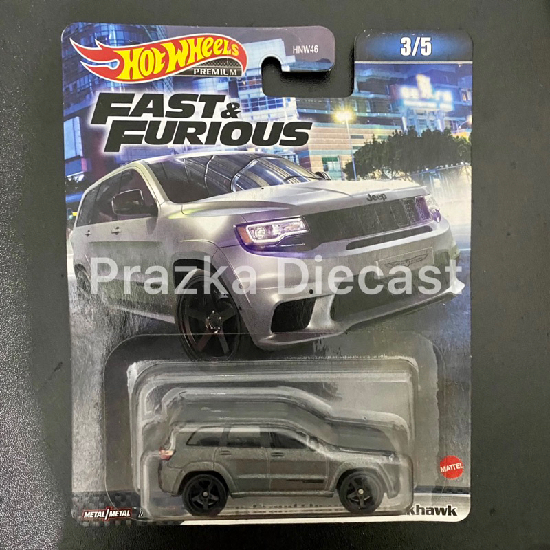 Jual JEEP GRAND CHEROKEE TRACKHAWK HOT WHEELS PREMIUM FAST & FURIOUS ...
