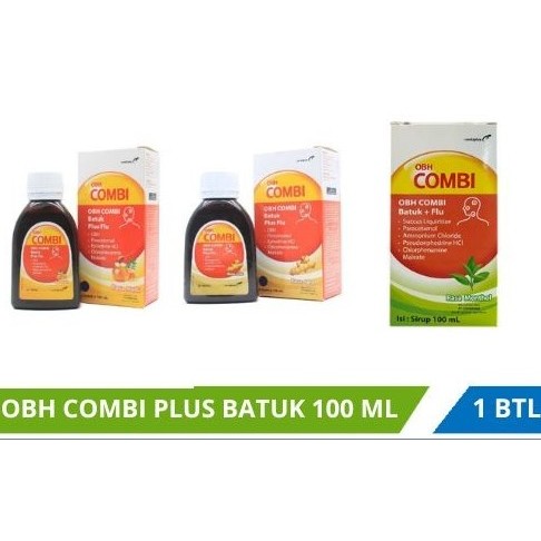 Jual OBH Combi Plus Sirup Obat Batuk & Flu Aneka Varian Botol Besar 100 ml | Shopee Indonesia