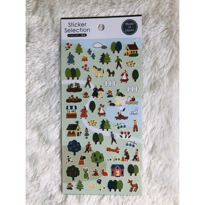 Jual sticker stiker burung roti kucing landak pinguin made in Japan ...